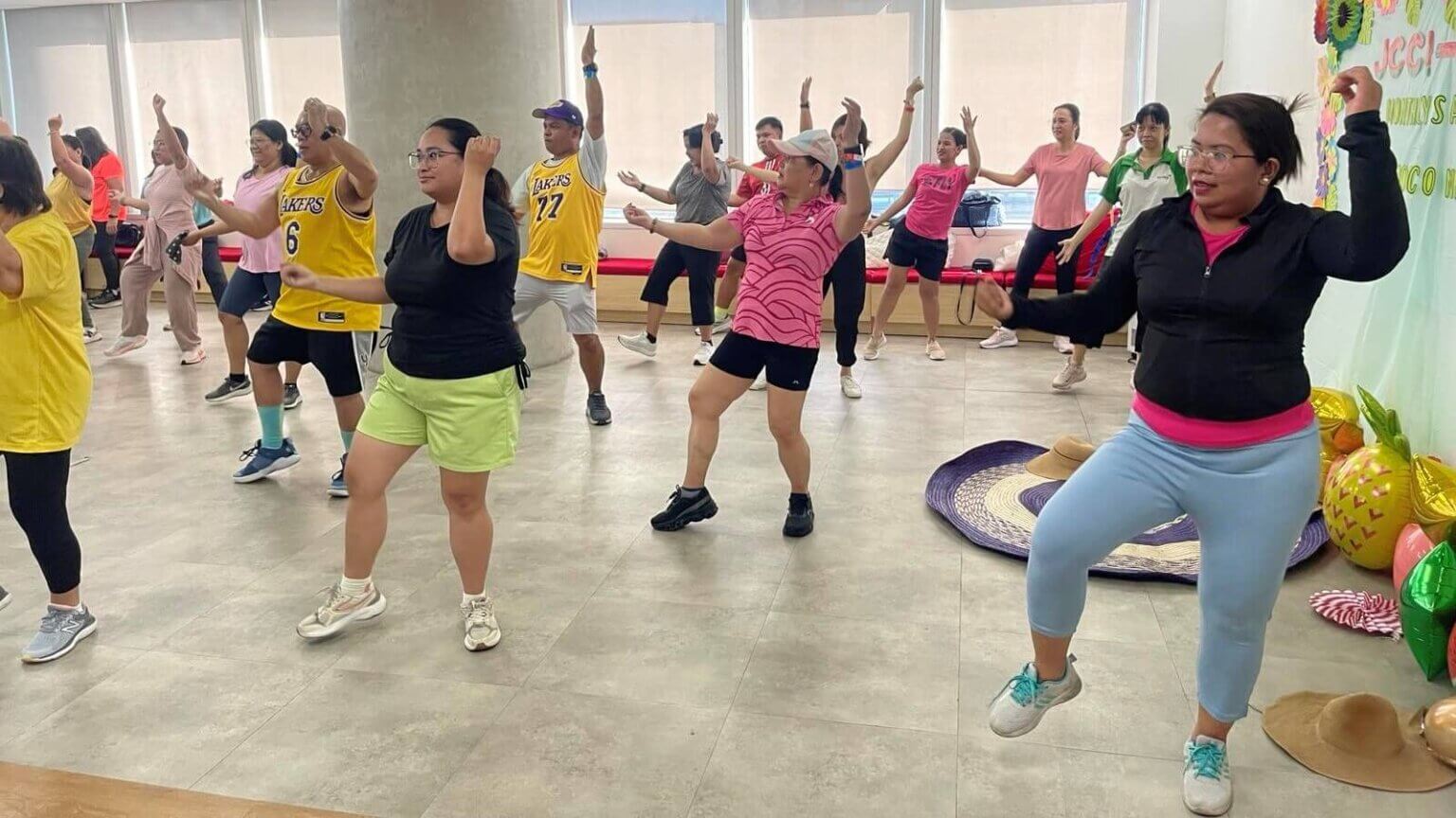Workplace Wellness Events: Zumba Beach Party | John Clements Consultants