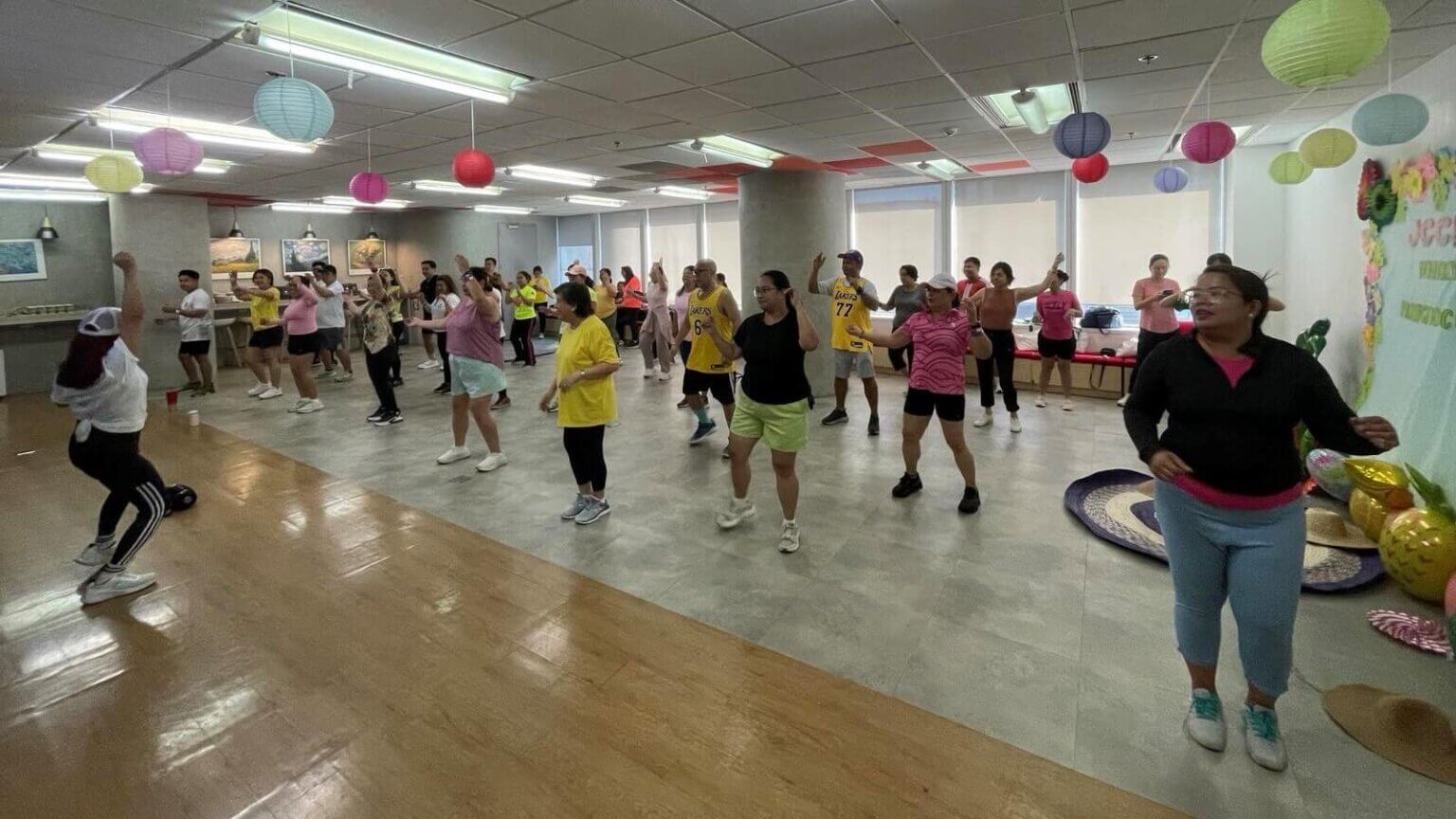 Workplace Wellness Events: Zumba Beach Party | John Clements Consultants